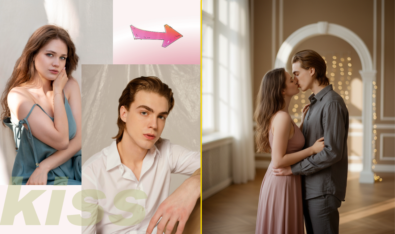 AI Kiss Generator: Create Romantic Kissing Photos | AILab Tools